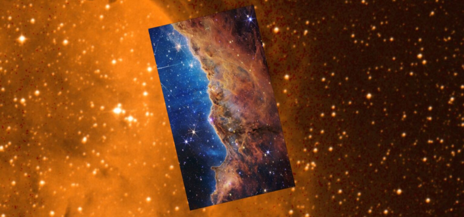 Descubren estructuras ocultas en la nebulosa Carina con el James Webb