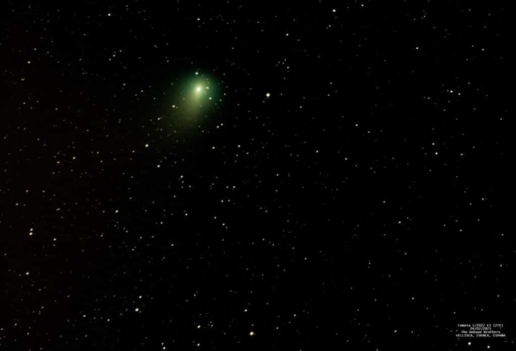 Mira las asombrosas imágenes del cometa verde ZTF en su paso más ...
