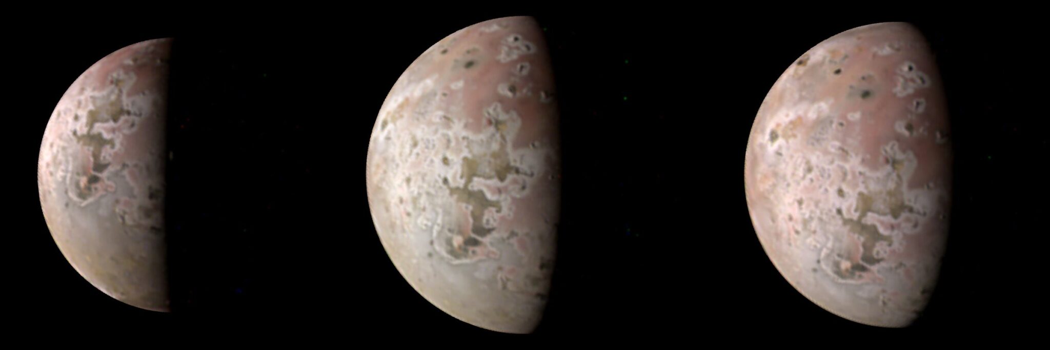 Las Magníficas Nuevas Vistas De La Luna Volcánica Ío Y Júpiter Por La