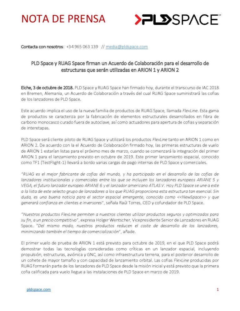 Miura 5: todo lo que se sabe del candidato de PLD Space para ser el ...