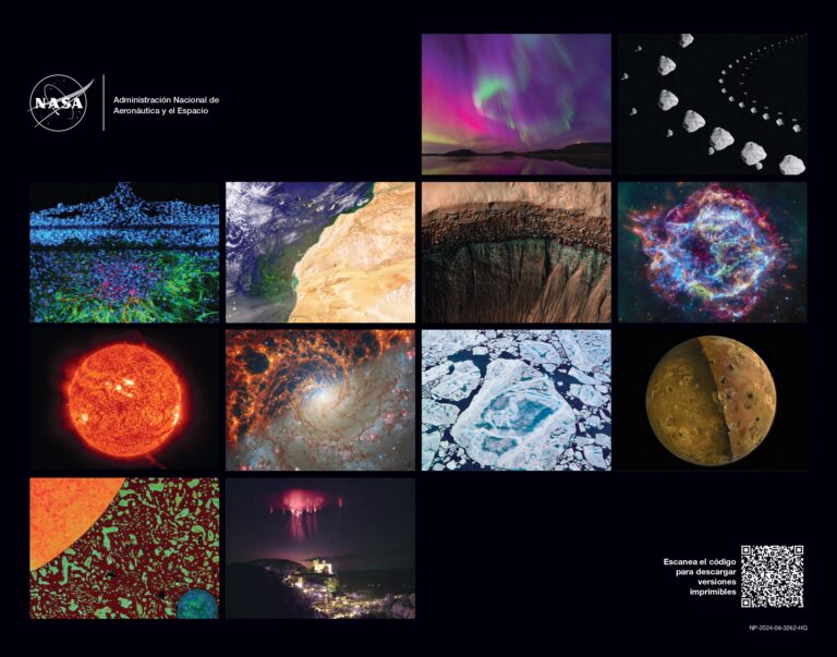La NASA te regala este impresionante calendario para 2025 con imágenes ...